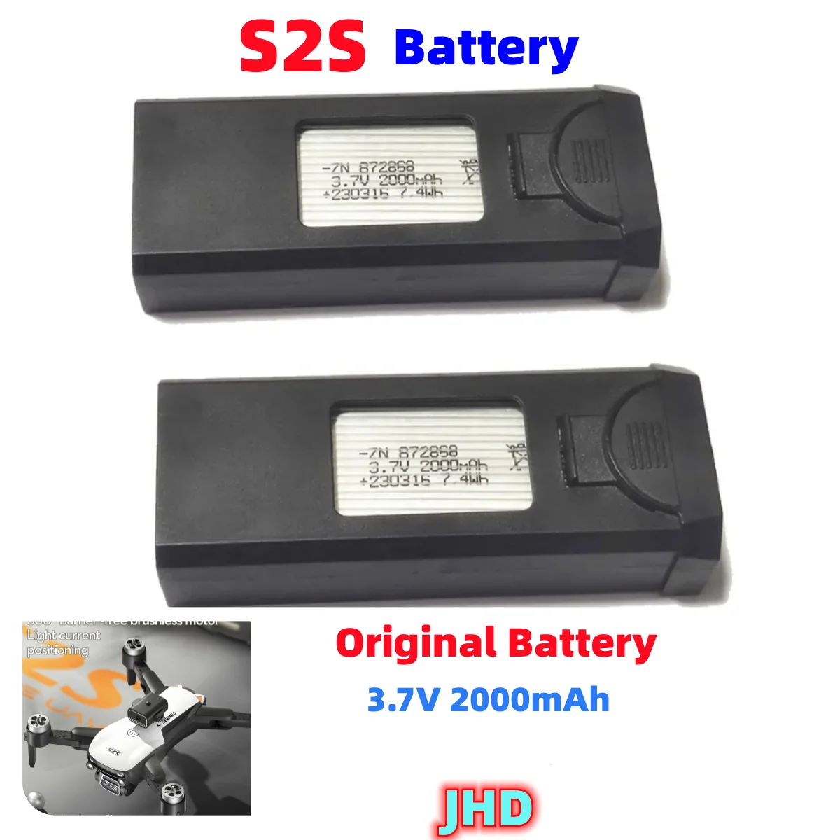 JHD-Original-LSRC-S2S-Battery-For-S2S-Battery-2000mAh-S2S-Mini-Drone ...