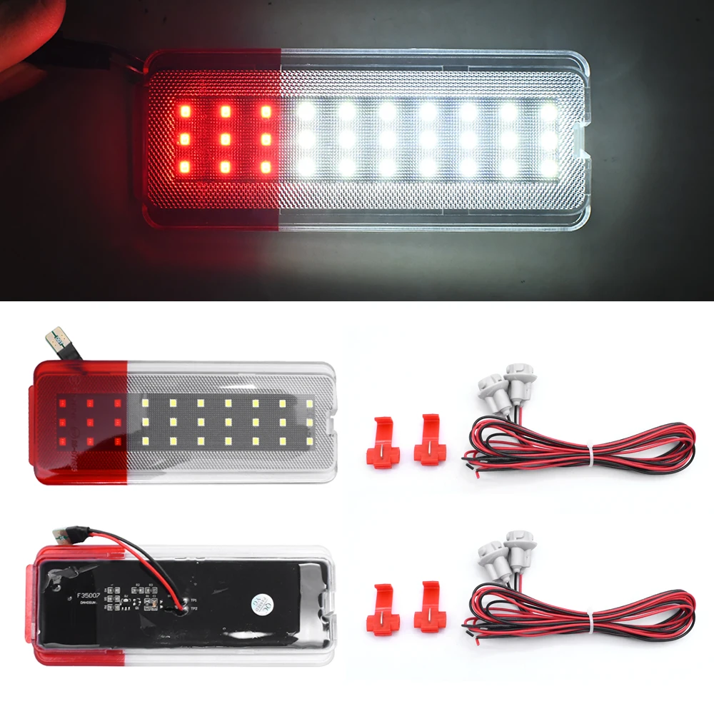 2Pcs Car Door Reflector Panel Courtesy LED Light for Ford F250 F350 ...