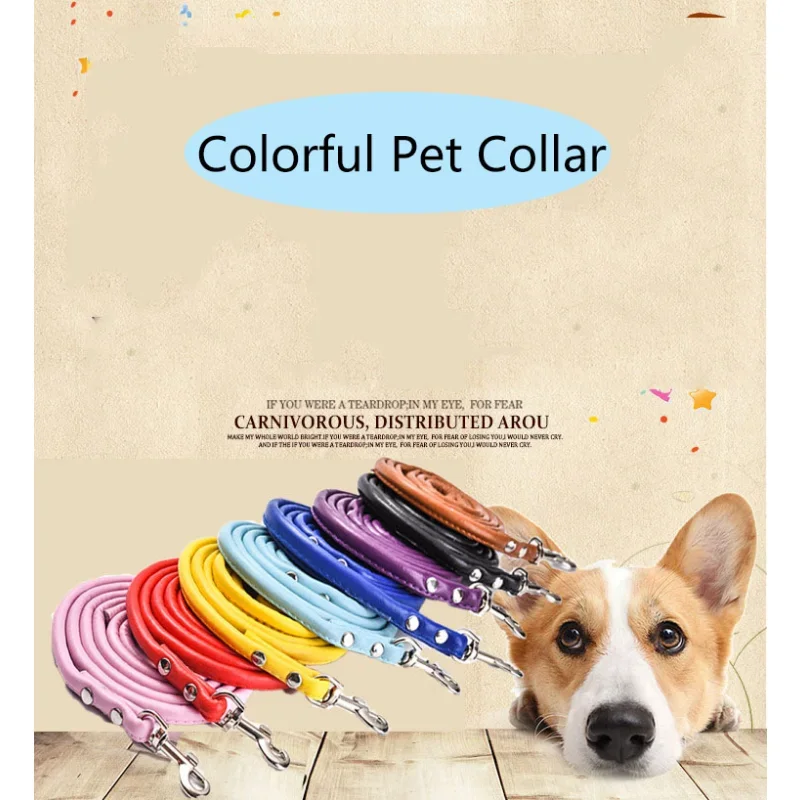 PU-Leather-Dog-Leash-Chain-Leads-Rope-Pet-Cat-Traction-Hook-Buckle-for ...