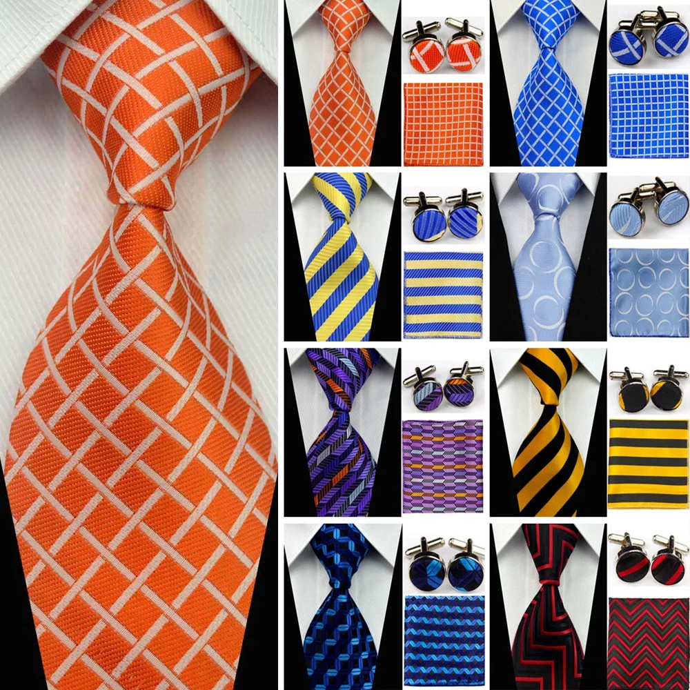 Conjunto de corbatas de moda para hombre, accesorios de 4 "(10cm ...