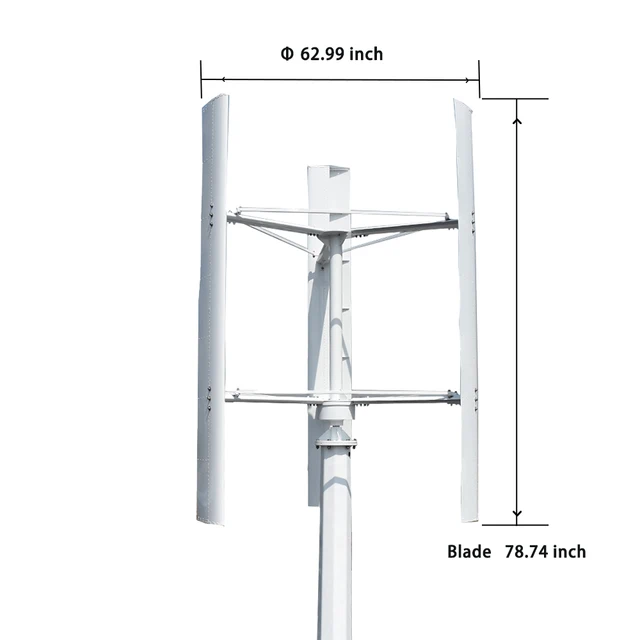 Maglev Wind Turbine Generator 20000W 12V24V48V Vertical Wind Generator ...