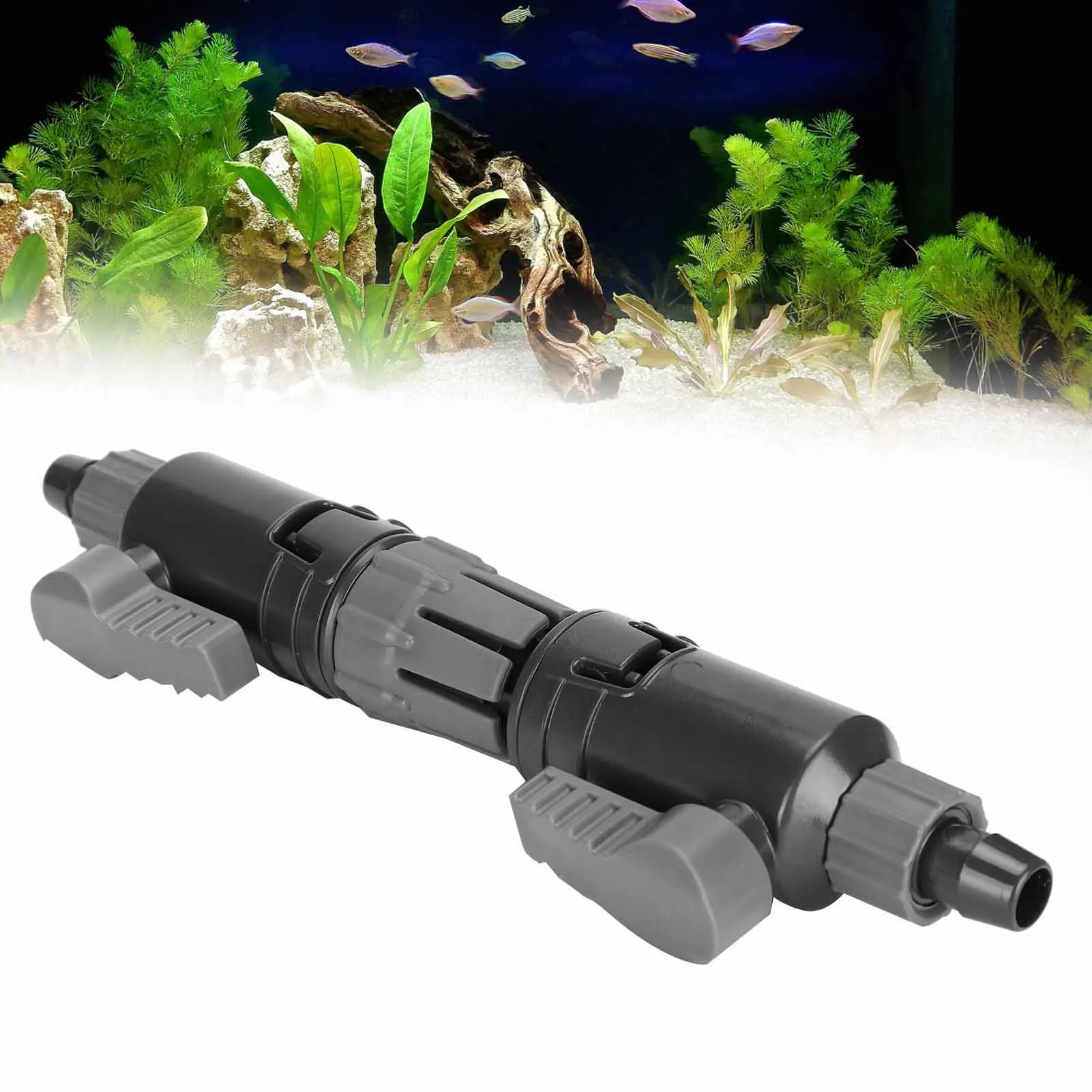 Aquarium-Water-Control-Valve-Fish-Tank-Hose-Pipe-Quick-Release-Double ...