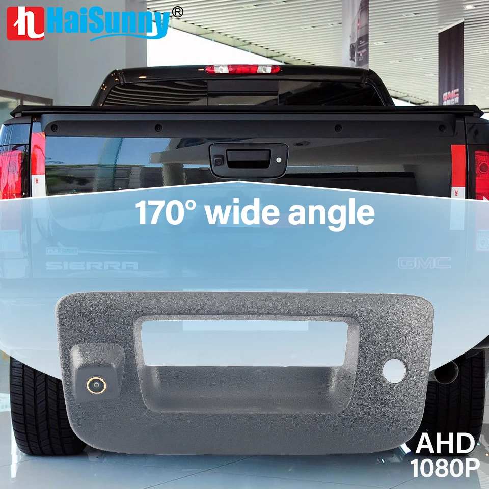 HD 1080P Tailgate Handle Truck Rear View Camera For GMC Sierra 1500 ...