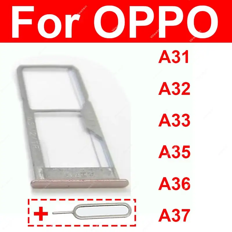 Sim Card Tray For OPPO A31 2020 A32 A33 4G 2020 A35 A36 A37 4G 2016 ...