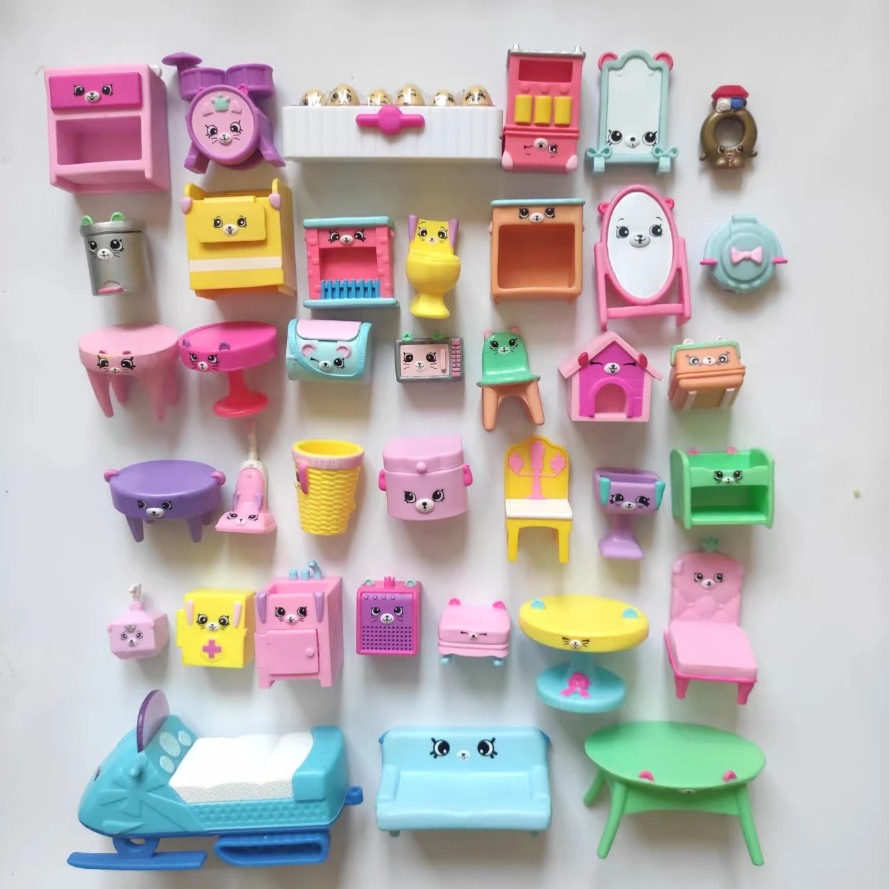 Miniature Shopping Fruit Happy Place Dolls Action Figures for Family ...