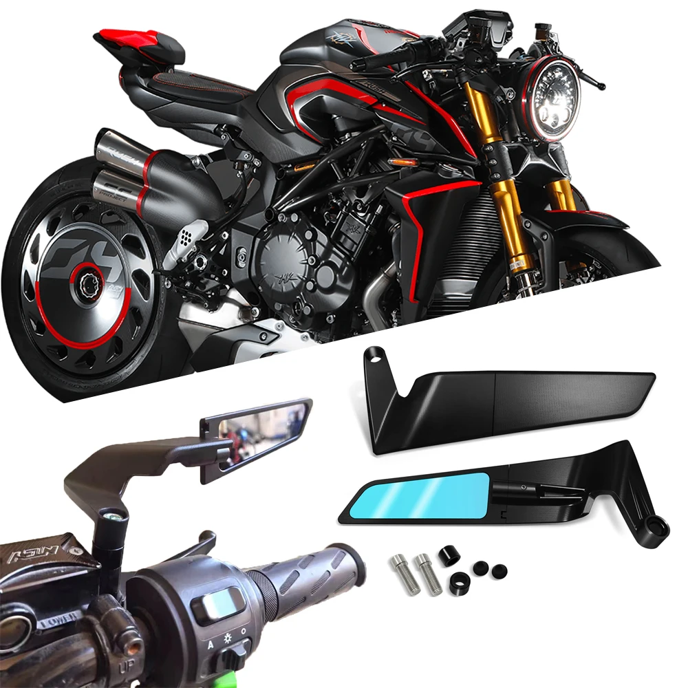 For-RUSH-1000-motorcycle-accessories-rearview-mirror-wind-wing-side ...