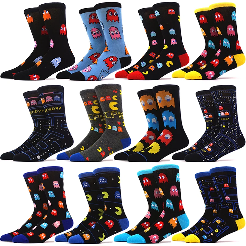 Calcetines-divertidos-de-dibujos-animados-para-hombre-y-mujer-calcet-n ...