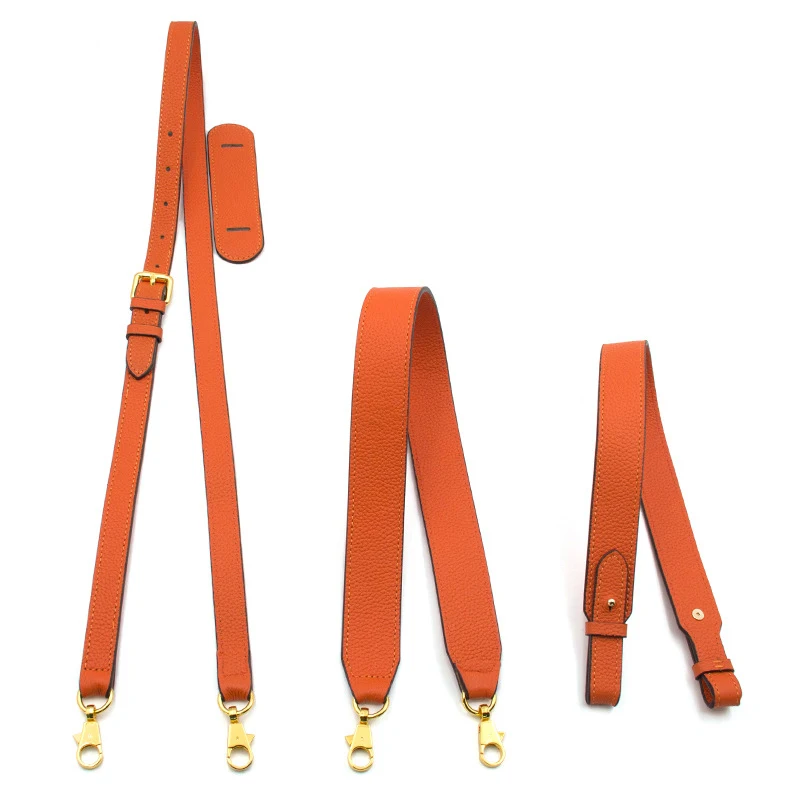 Shoulder-Strap-Bag-Strap-Vegetable-Tanned-Cowhide-Togo-Lychee-Pattern ...