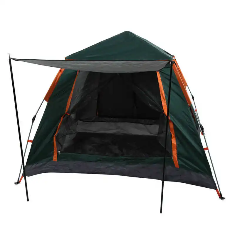 Outdoor Quick Open Tent Waterproof Foldable 4 Side Tent with Shade ...