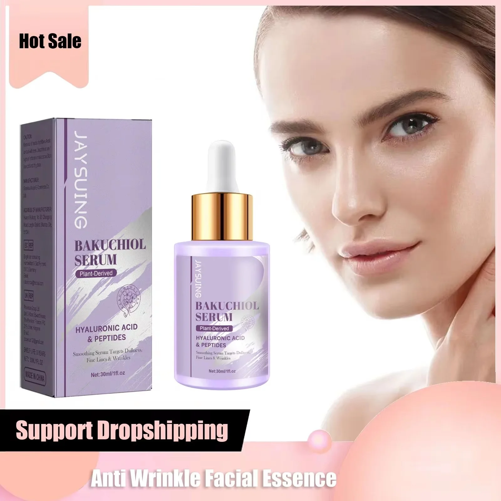 Wrinkle Remover Face Serum Anti Ag-ing Lift Firm Fade Ac-ne Fine Lines ...