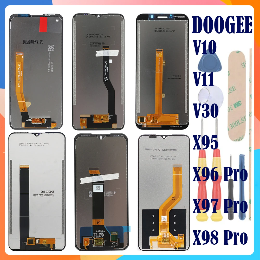 For Doogee V10 V11 V30 X95 X96 Pro X97 Pro X98 Pro+ LCD Display + Touch ...