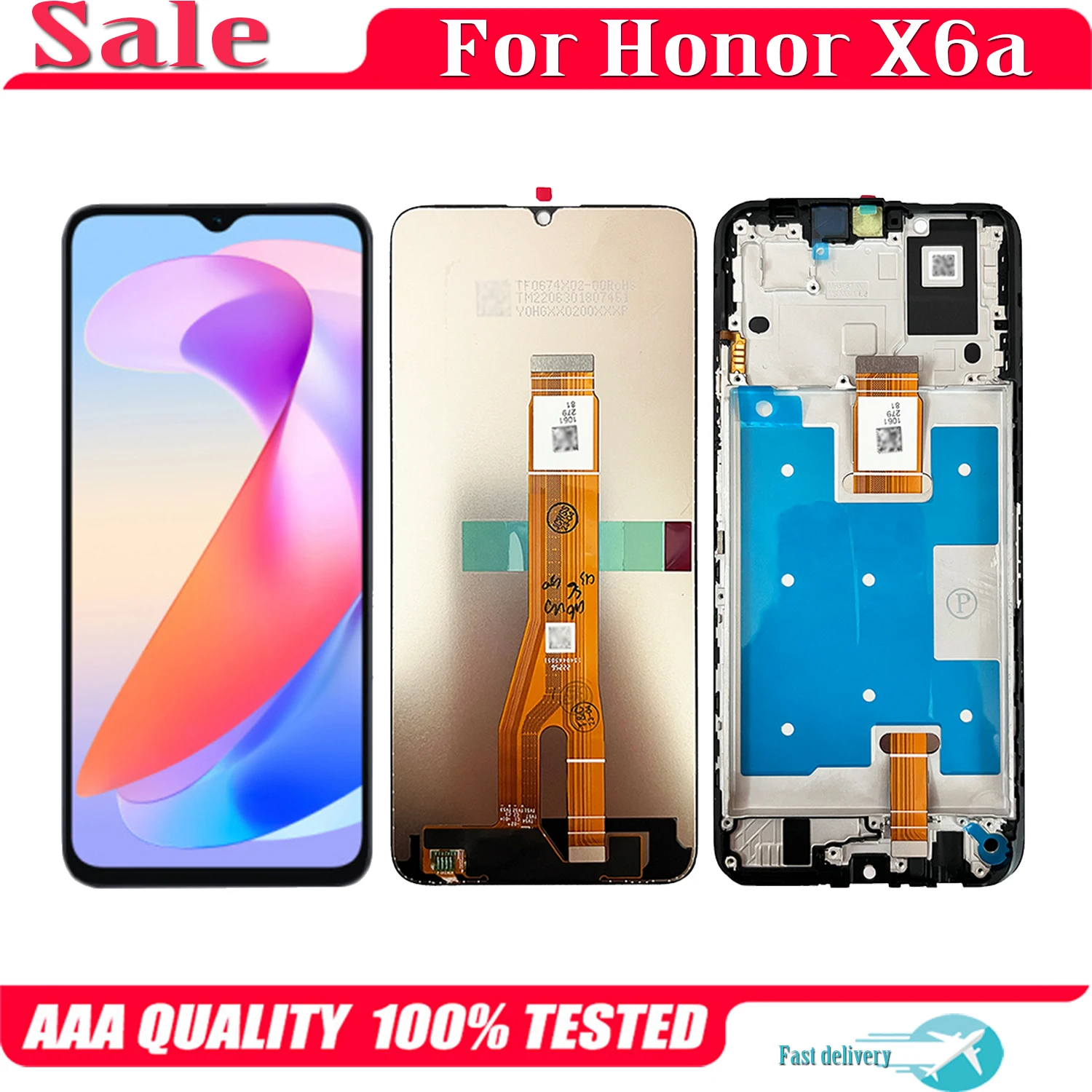 6-56-Original-For-Huawei-Honor-X6a-WDY-LX1-LCD-Display-Touch-Screen ...
