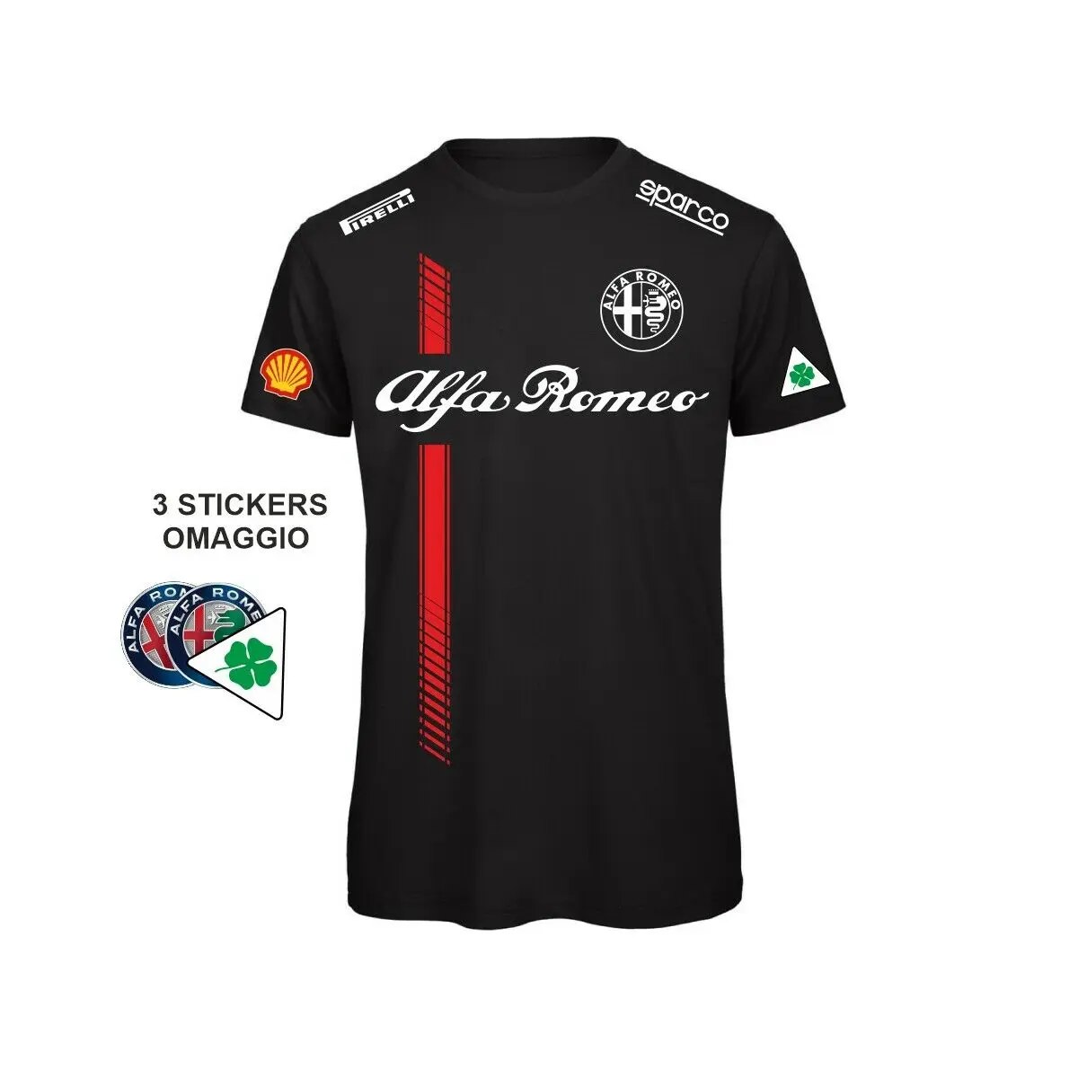 Camiseta de Fórmula 1 de Alfa Romeo Tim, Jersey de Merek Baru, Kipas ...