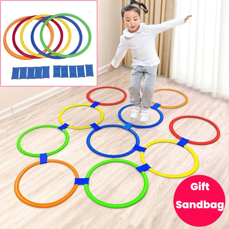 10PCS-Outdoor-Fun-Game-Jumping-Ring-Kindergarten-Teaching-Sports-Toys ...