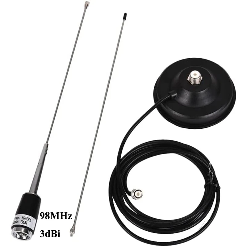 Antena-de-acero-inoxidable-para-exteriores-transmisor-de-transmisi-n-Fm-con-Bases-magn-ticas ...