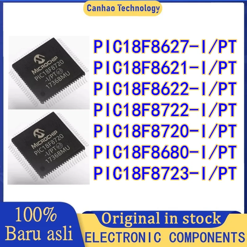 PIC18F8627-I-PT-PIC18F8621-PIC18F8622-PIC18F8722-PIC18F8720-PIC18F8680-PIC18F8723-I-PT-MCU-Chip ...