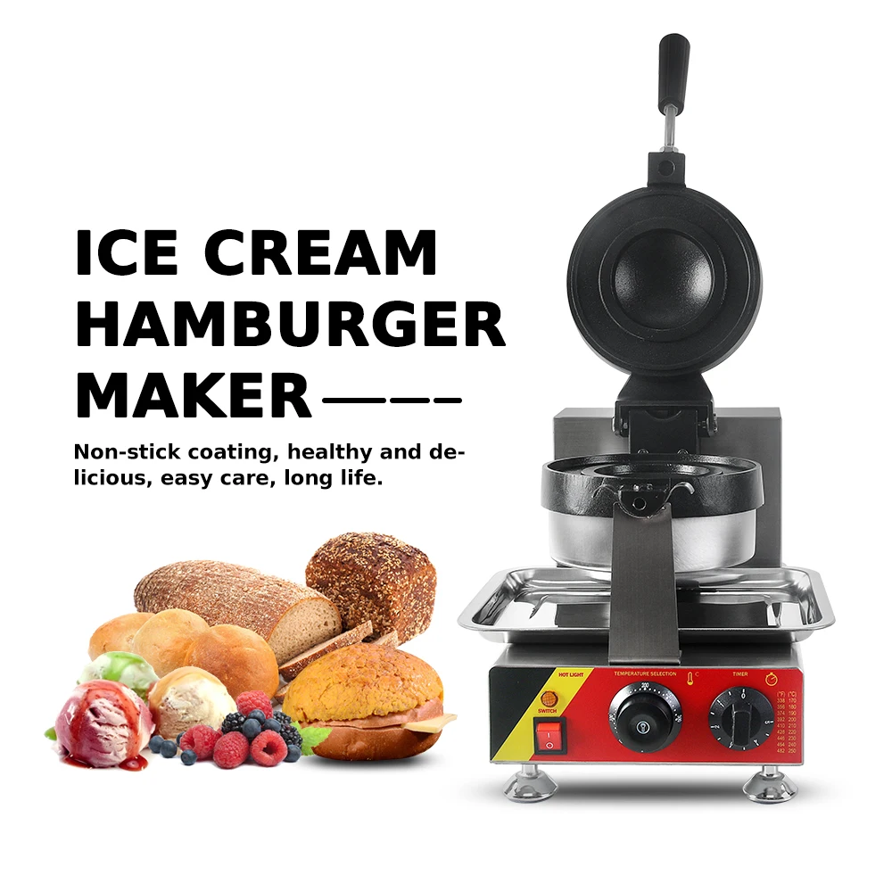 ITOP-Ice-Cream-Hamburger-Maker-Gelato-Panini-Press-Machine-Humburger ...