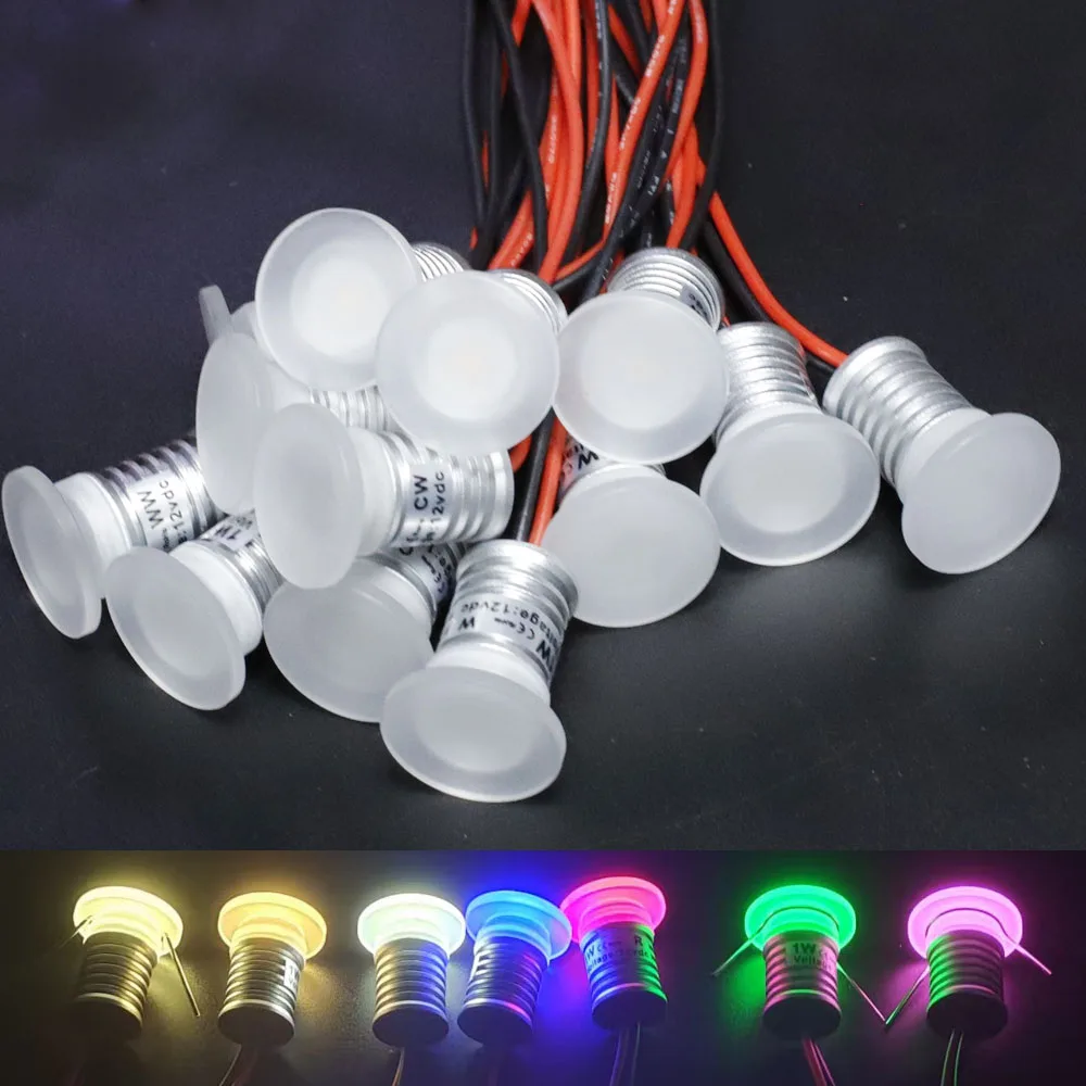 12V-Mini-LED-Down-Light-1W-Home-Dimmable-Spotlight-Acrylic-Stage ...