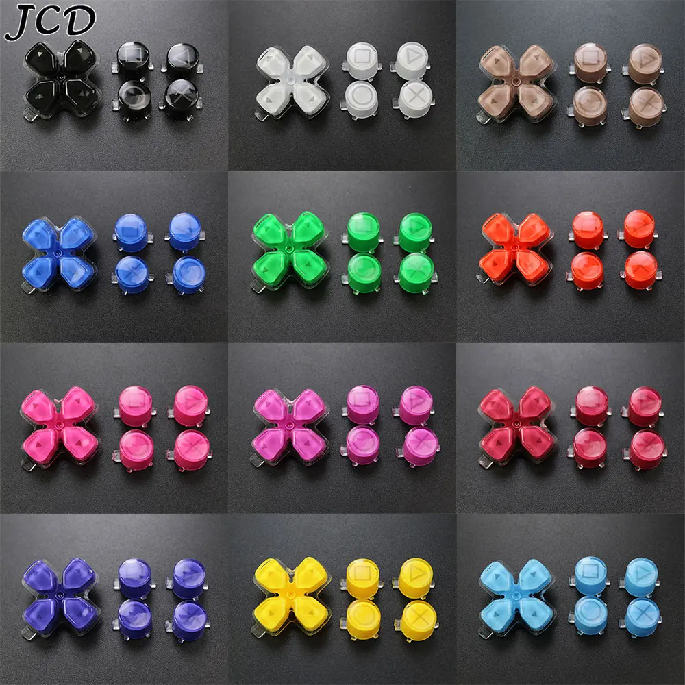 JCD-For-PS5-Controller-Gamepad-D-Pad-A-B-X-Y-Cross-Crystal-Button ...