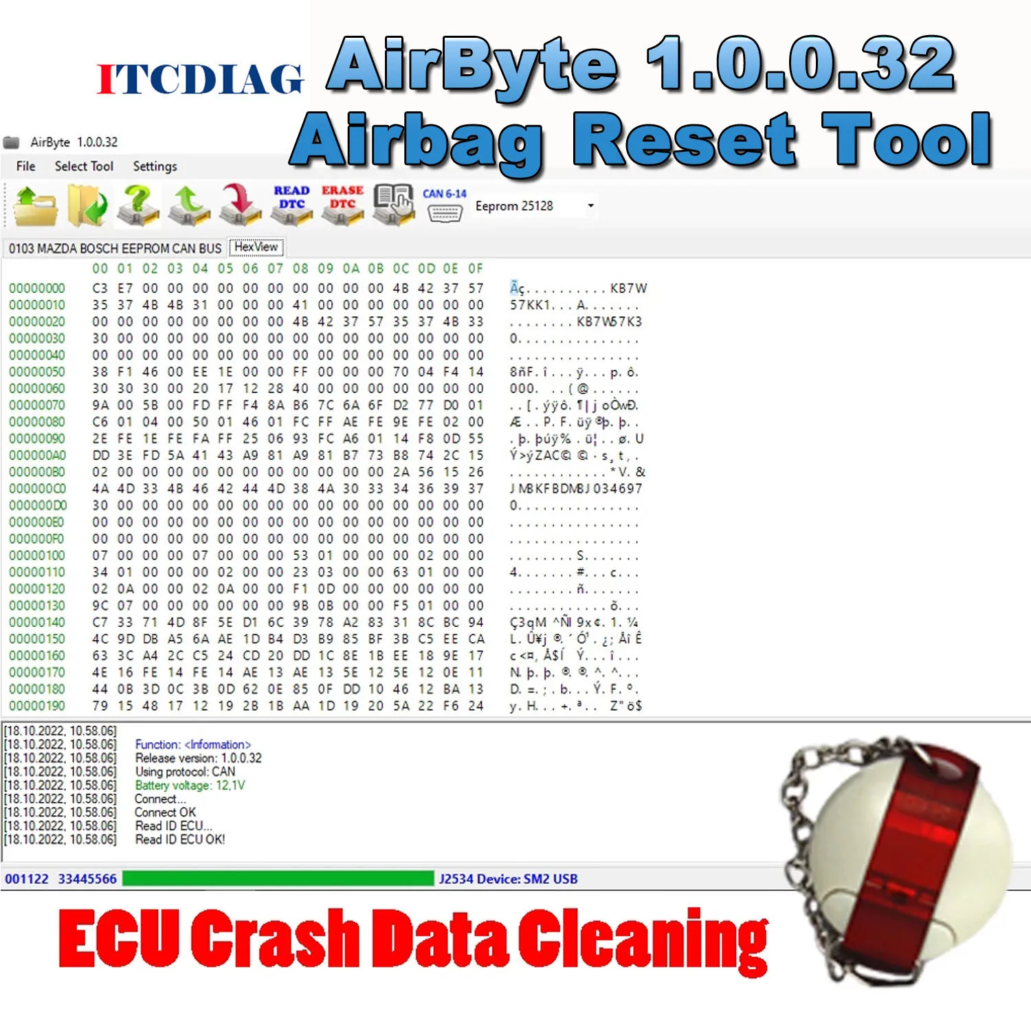 Airbag-srs-crash-data-redefinir-ferramenta-airbyte-1-0-0-32-software ...