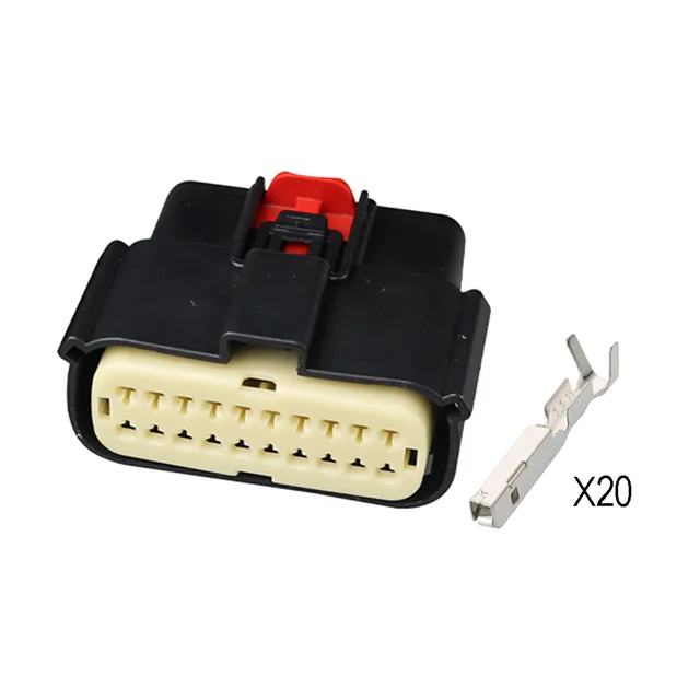 1-20 Sets 20Pin Automobile Headlamp Waterproof Socket Car Wiring ...
