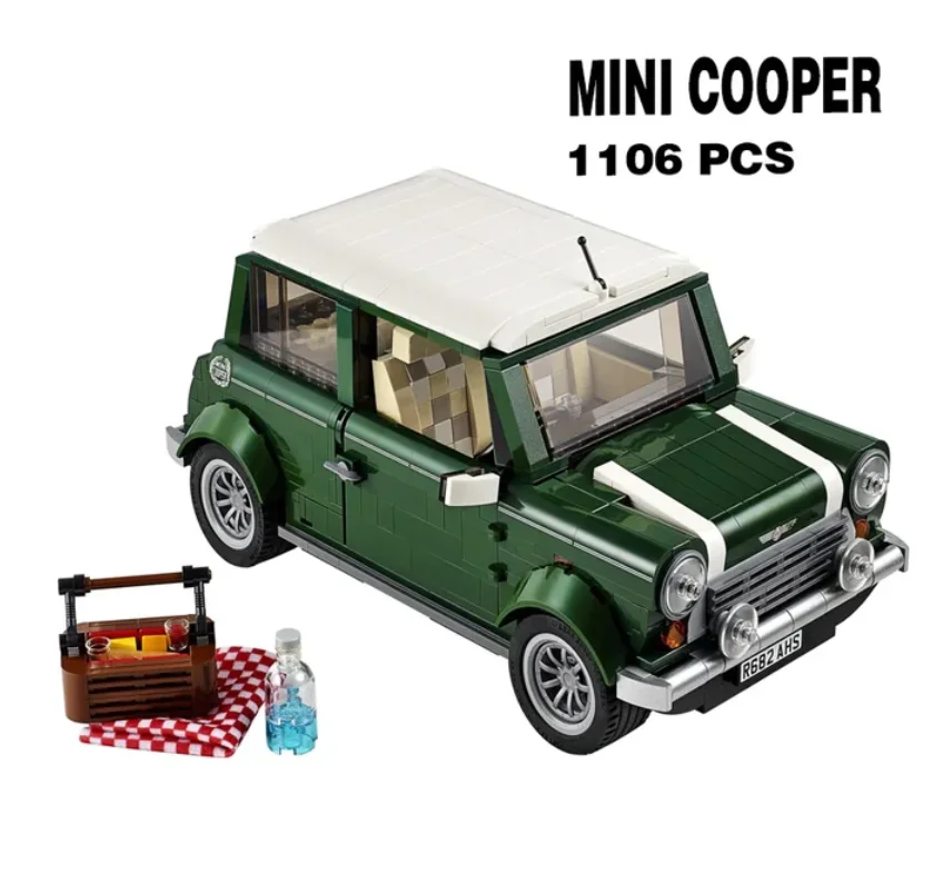 1267-Technical-Mini-Cooper-Creator-Expert-Compatible-10242-DIY-Building ...