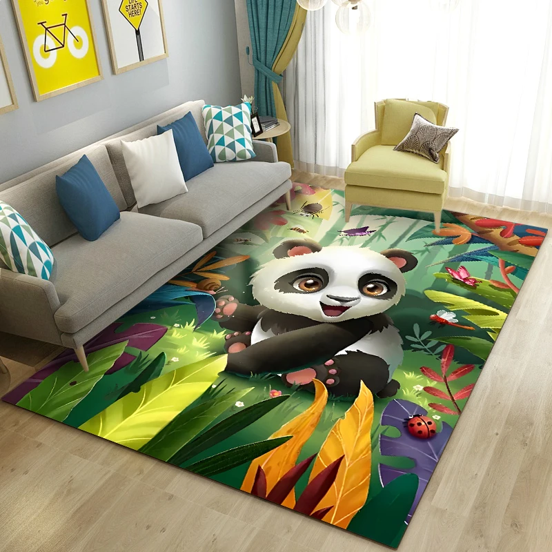 3D-Cartoon-Cute-Panda-Area-Rug-Carpet-Rug-for-Living-Room-Bedroom-Sofa ...
