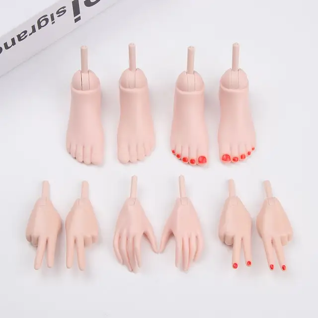 DIY Doll Crafting 10 Pairs Doll Joint Hands - Realistic Miniature Hand ...