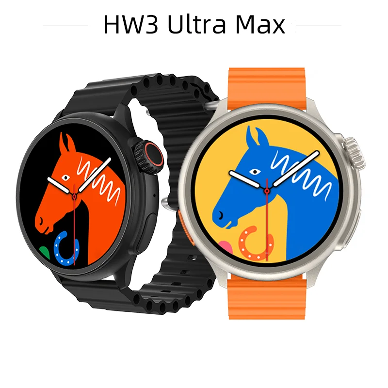 2023 Hw3 Ultra Max 1.52 " Screen Smartwatch For Man Sports Woman ...