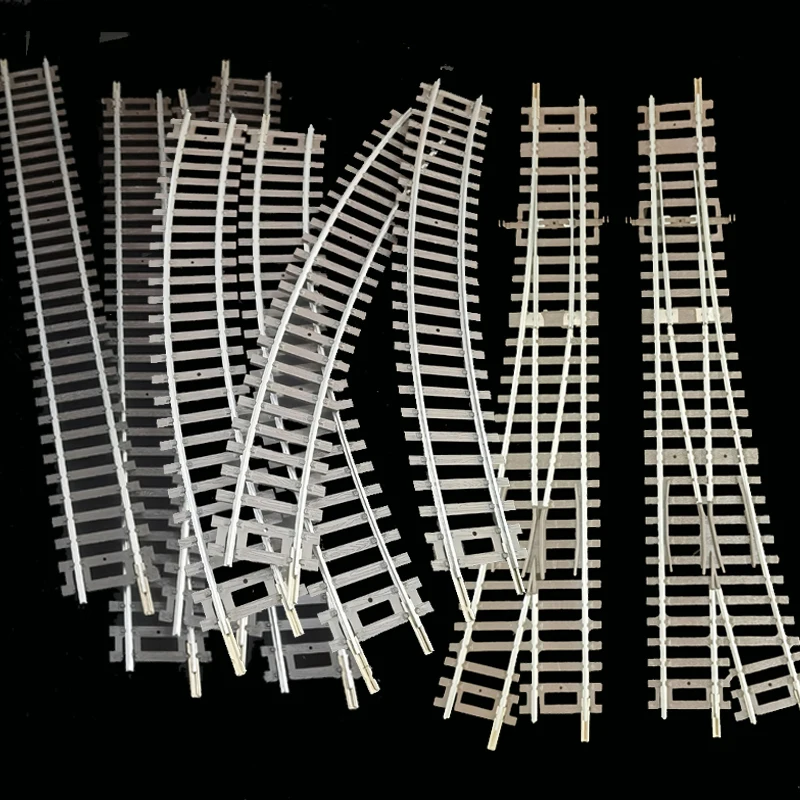 1-87-Ho-scale-train-track-model-railway-track-can-be-powered-nickel ...