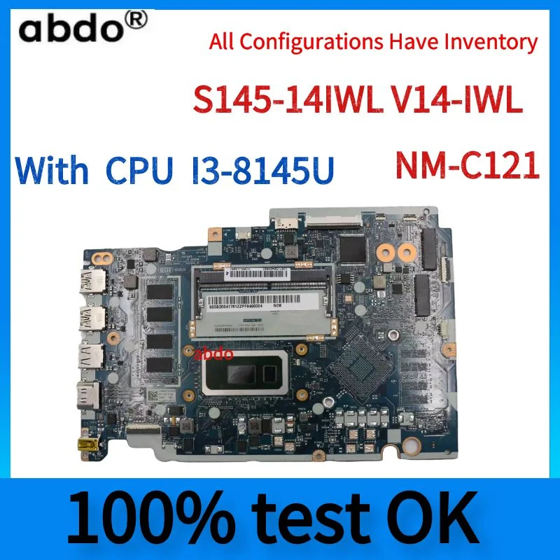 For Lenovo Ideapad S145-14IWL V14-IWL Laptop Motherboard FV440 FS441 ...