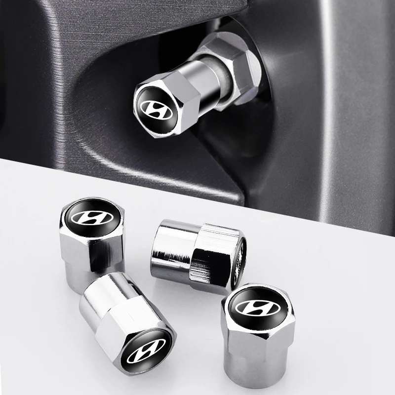 4pcs Car Styling Wheel Stem Air Tire Valve Tyre Caps Emblem Cover For ...