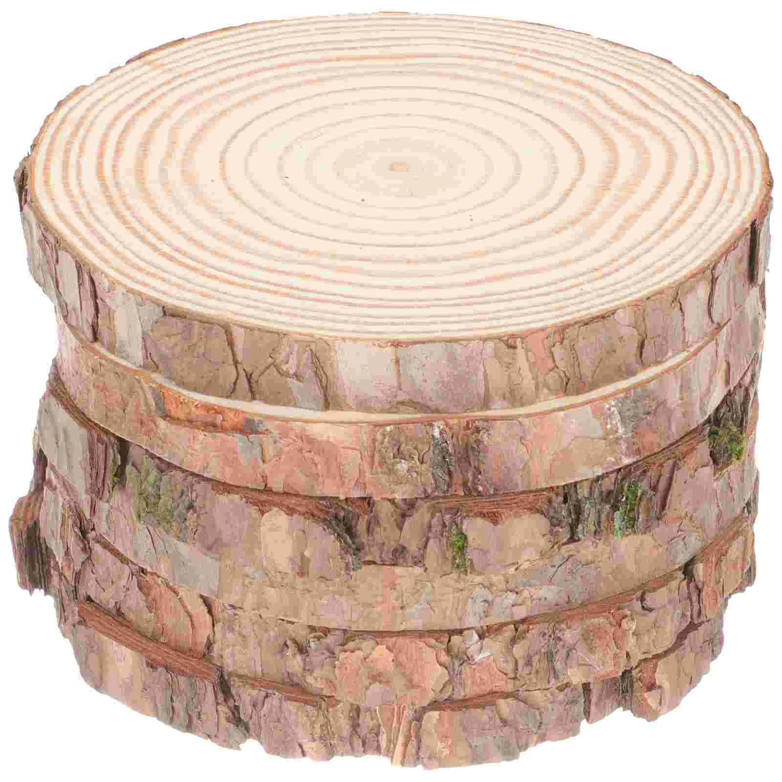 Rebanadas-redondas-de-madera-Natural-para-manualidades-6-piezas-c ...