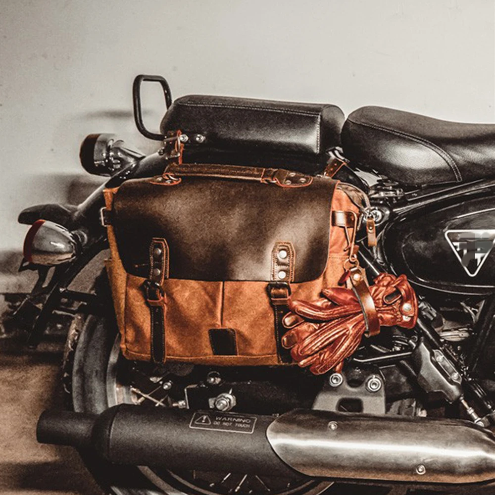 Vintage-motorcycle-canvas-side-Bag-Side-crossbody-bag-For-CU525-CM300 ...