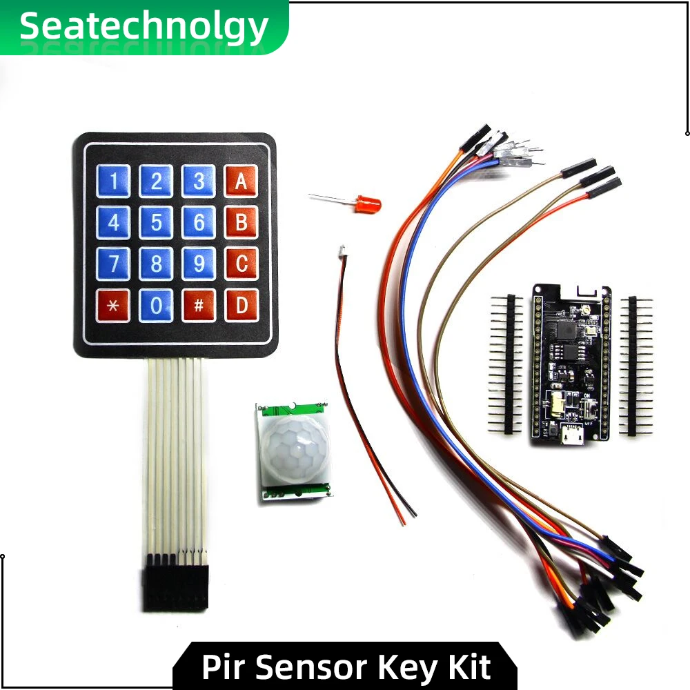 LILYGO® TTGO T1 ESP32 Pir Sensor Kit 센서 키트, 16 키 버튼 멤브레인 스위치, 4x4 매트릭스 ...