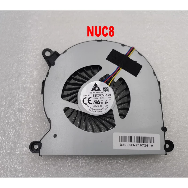 CPU Cooling Fan For Intel NUC6 NUC8 NUC10 I3 I5 I7 DC5V 0.6A NUC6I7KYK NUC8I7BEH KSB0605HB ...