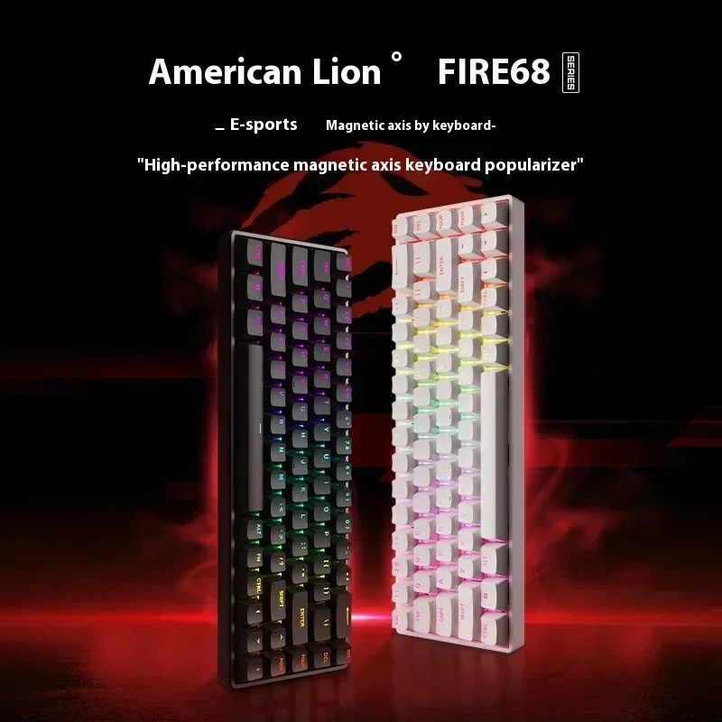 Madcatz-fire68-Magnetsc-halter-Gamer-Tastatur-81-Tasten-Hot-Sawp-kabel ...