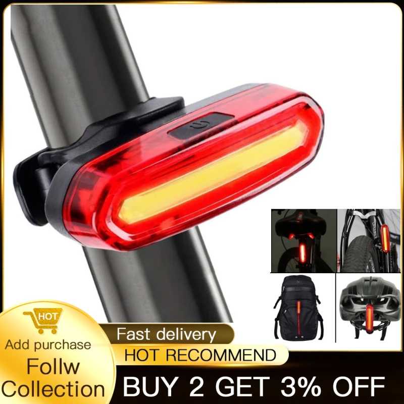 Bike-Front-Rear-Light-Multi-scene-Application-Waterproof-Usb-Charging ...