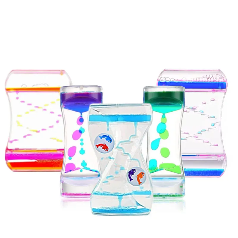 New-Creative-Liquid-Sports-Oil-Drop-Hourglass-Stress-Relieving-Children ...