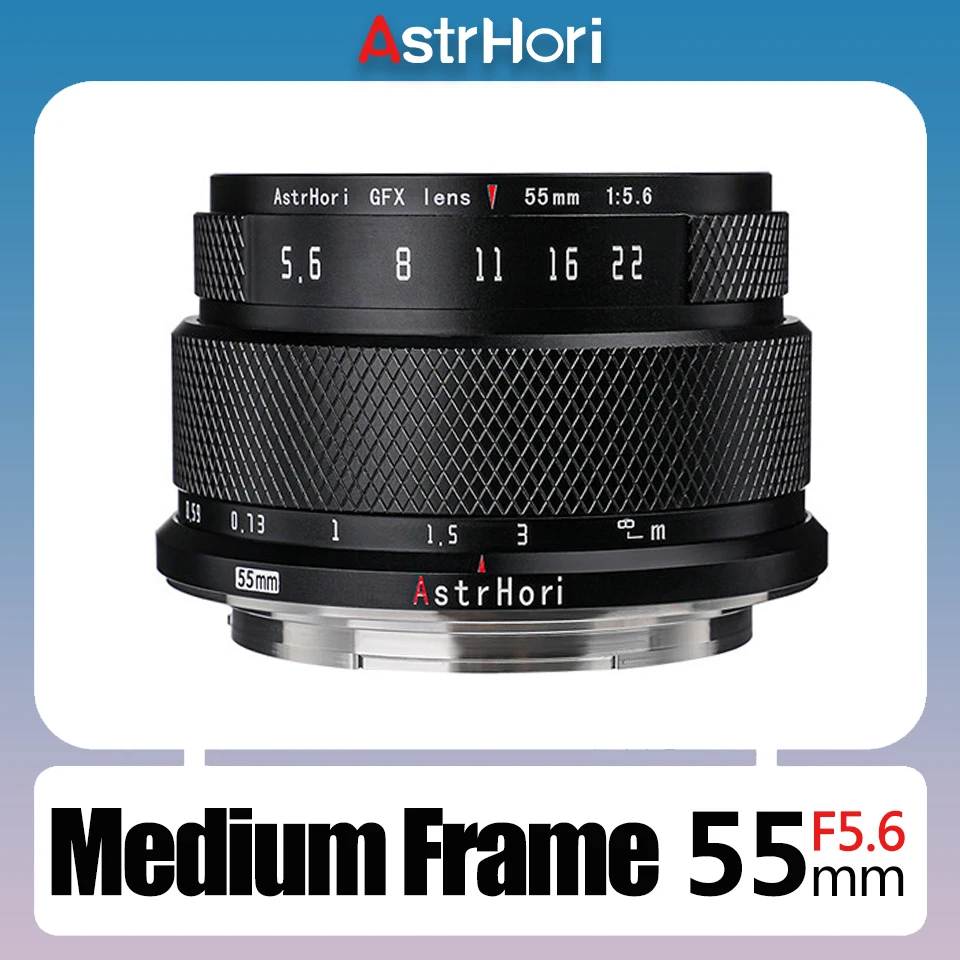 AstrHori 55mm F5.6 Medium Frame Camera Lens for Humanities Photography ...