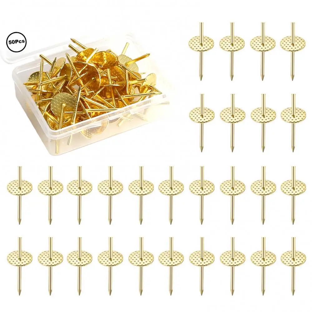 50Pcs-Set-Metal-Hook-Nails-One-Step-Hangers-Nail-Hooks-20lbs-Photo ...
