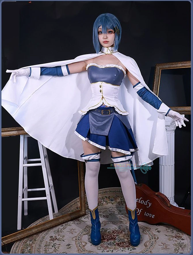 Sayaka Miki Figure Anime Miki Sayaka Cosplay Costume Dress Uniform Suit ...