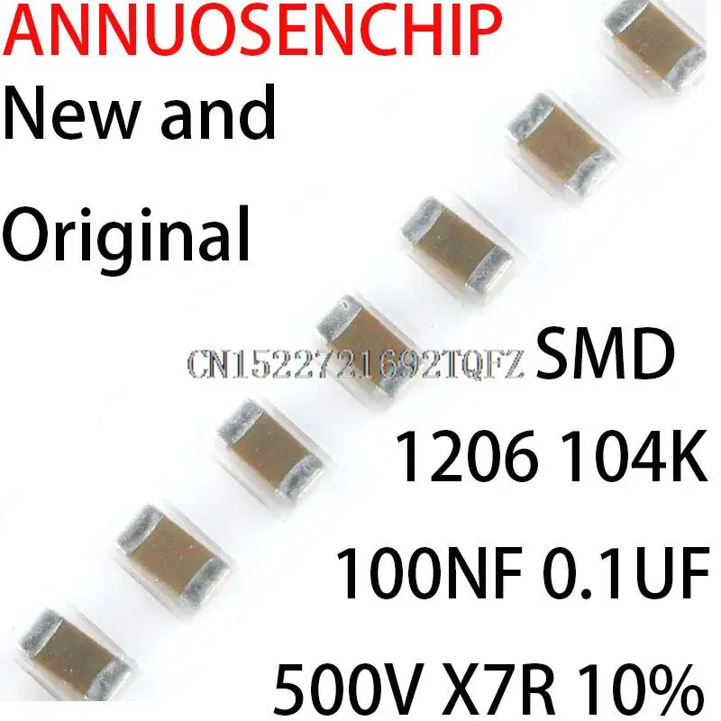 100PCS-New-and-Original-SMD-High-Voltage-Capacitor-Chip-Capacitor-1206 ...