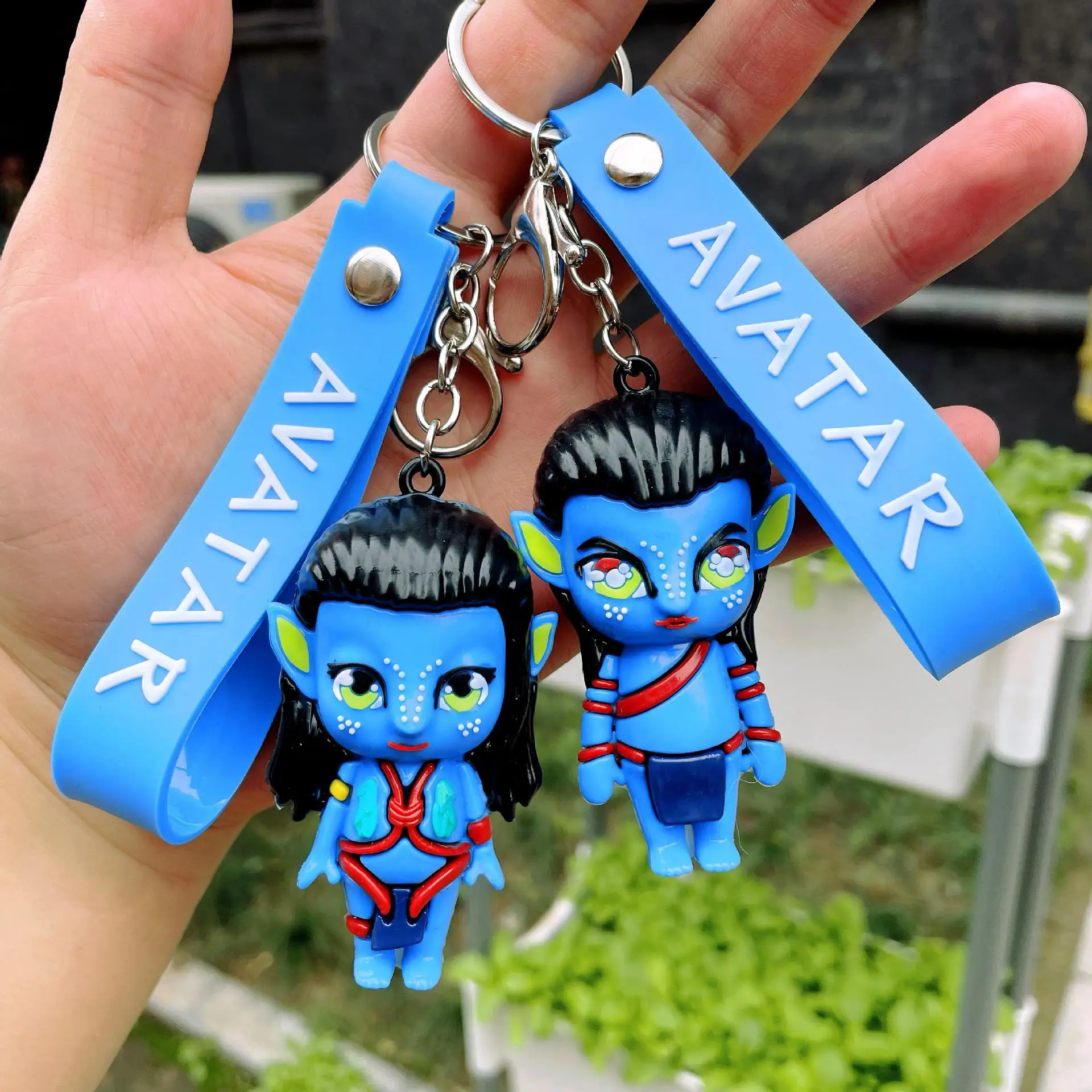 Anime Avatars Funny Doll Keychain Cosplay Key buckle Car Pendant Toy ...