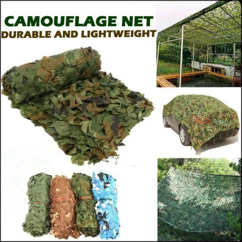 3*5m/1.5*3m Military Camouflage Net Camo Net Ultralight Car Camping ...