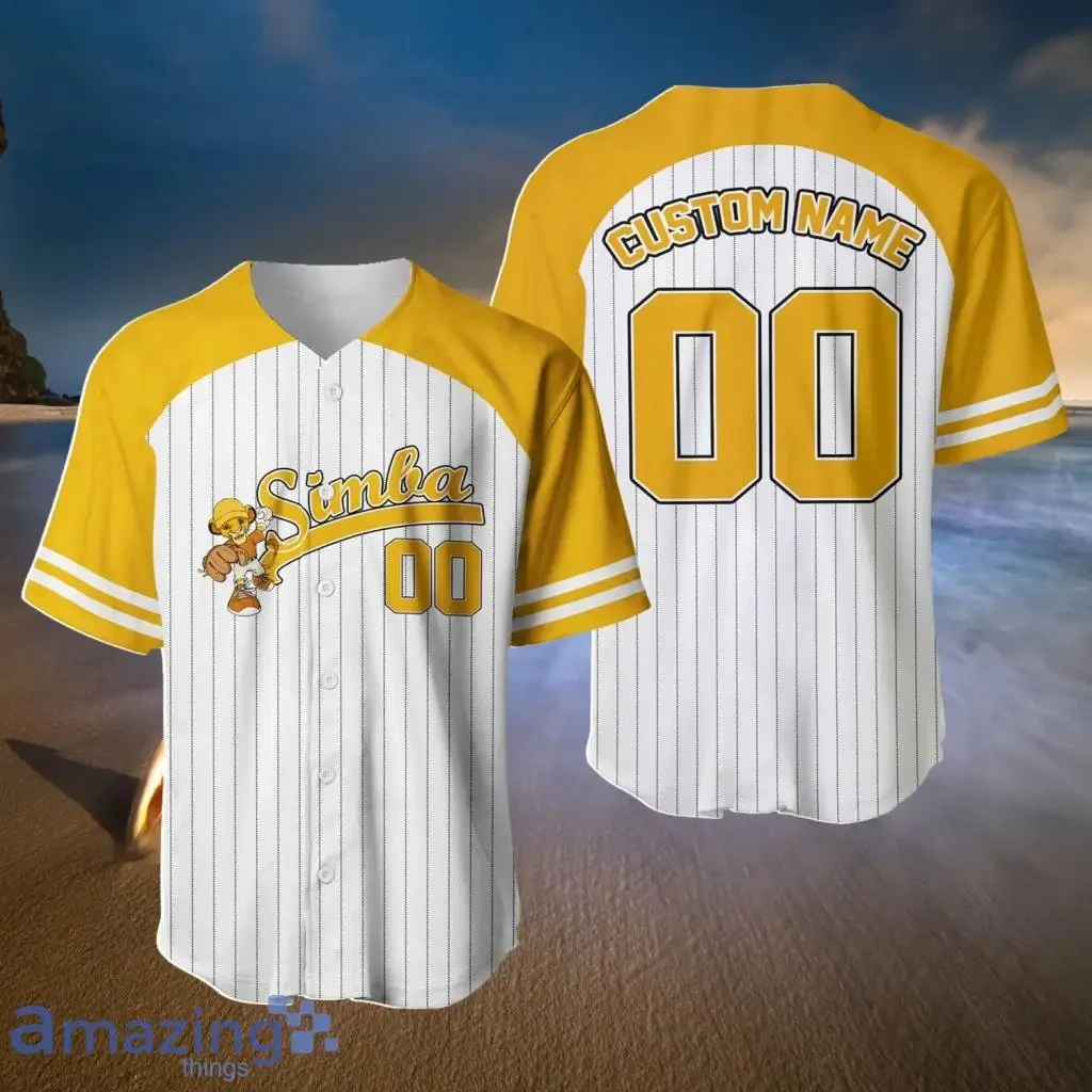 Simba-the-Lion-King-Baseball-Jersey-Summer-Short-Sleeve-Mens-Women ...
