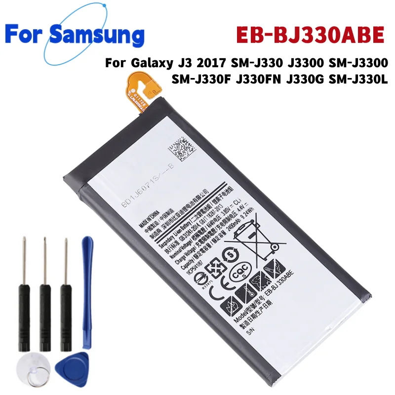 EB-BJ330ABE-2400mAh-Battery-For-Galaxy-J3-2017-SM-J330-J3300-SM-J3300 ...