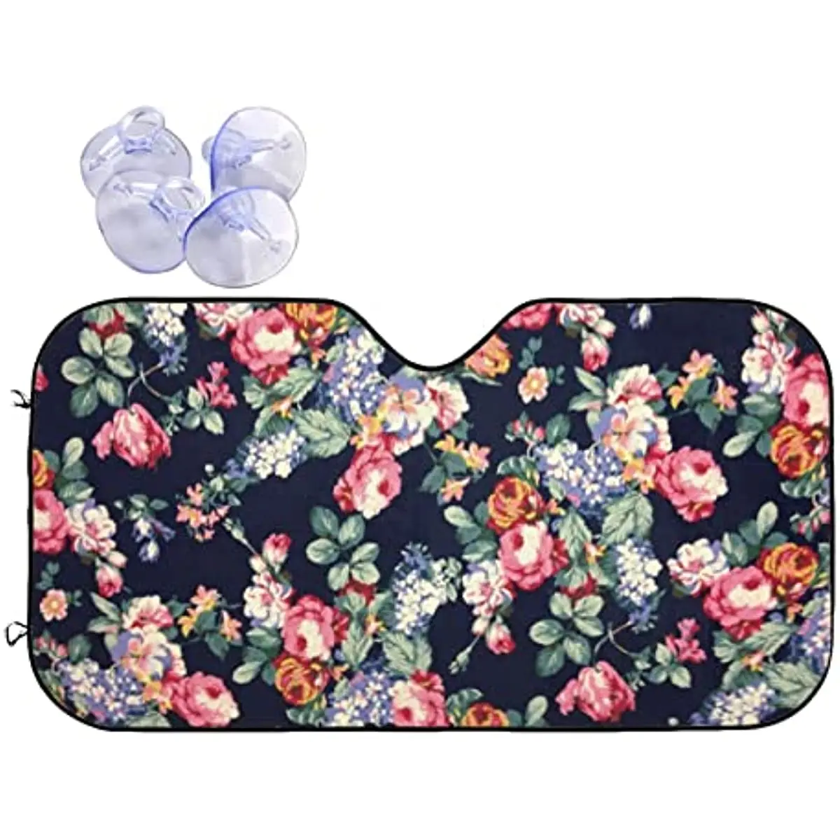 Floral-Print-Windshield-Sunshade-for-Car-SUV-Truck-Foldable-Uv-Ray ...