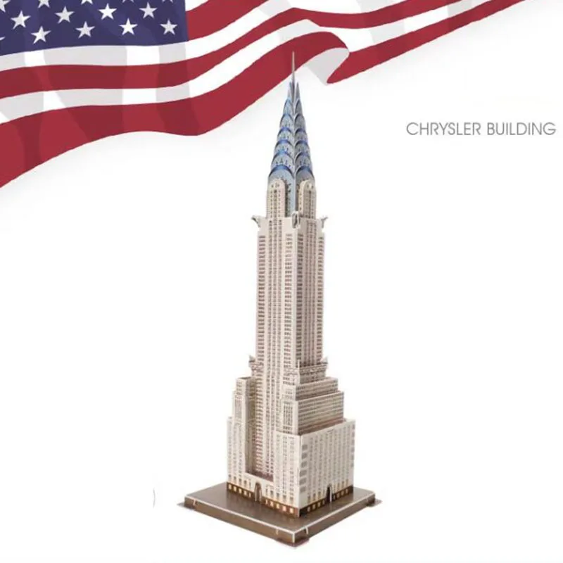 Chrysler-Building-3D-EPS-Paper-Puzzle-Model-Toy-Estados-Unidos-Nova ...