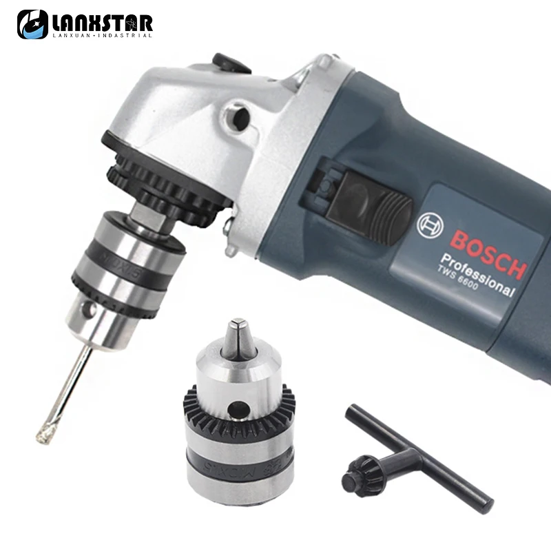 Angle Grinder Electric Drill Conversion Chuck 1.5-10mm Chuck Holder M10 ...